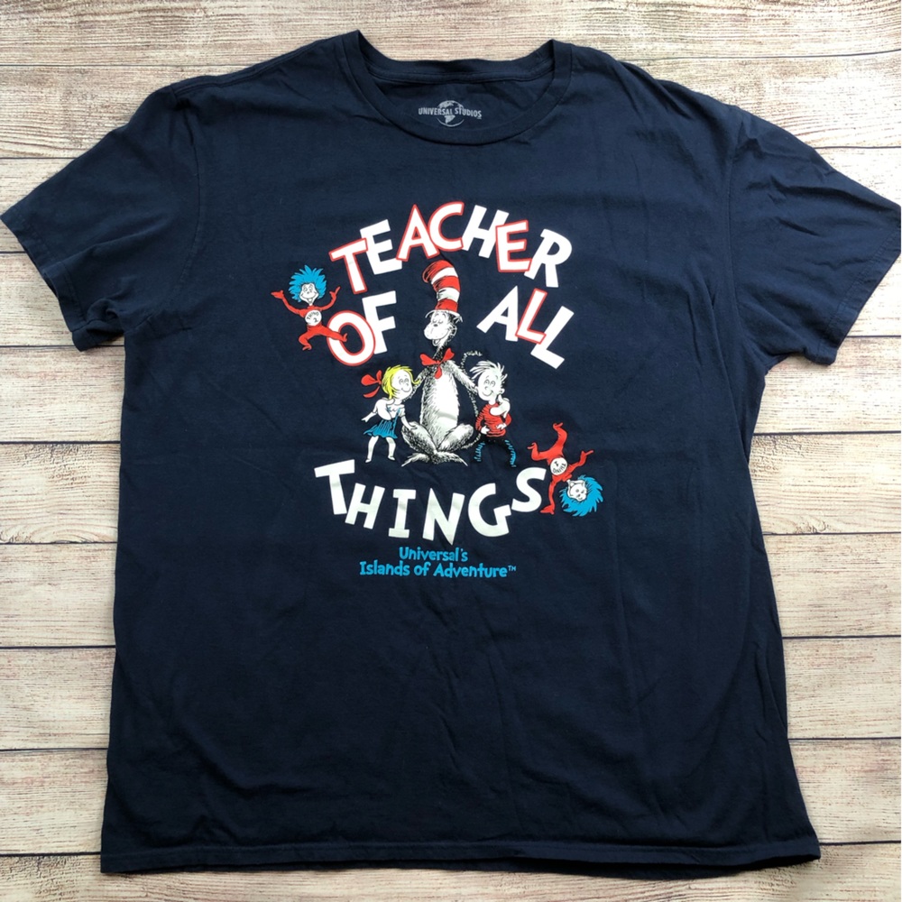 Universal Studios Teacher Of All Things Tee Size Xl - Gem